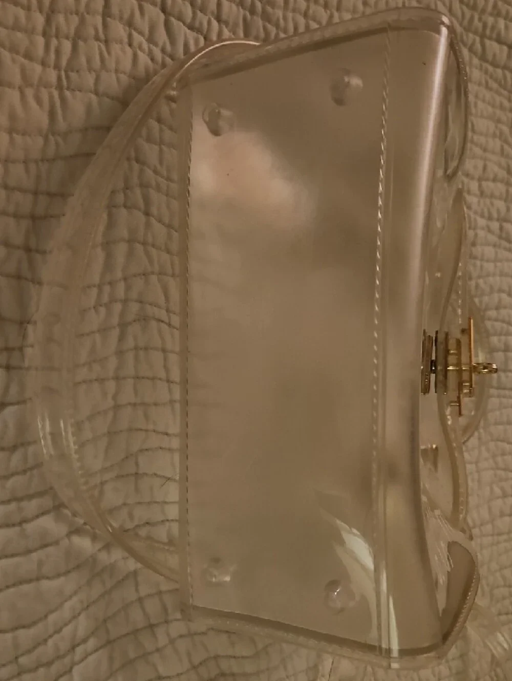 Bags | Clear Pvc Kelly Bag | Poshmark